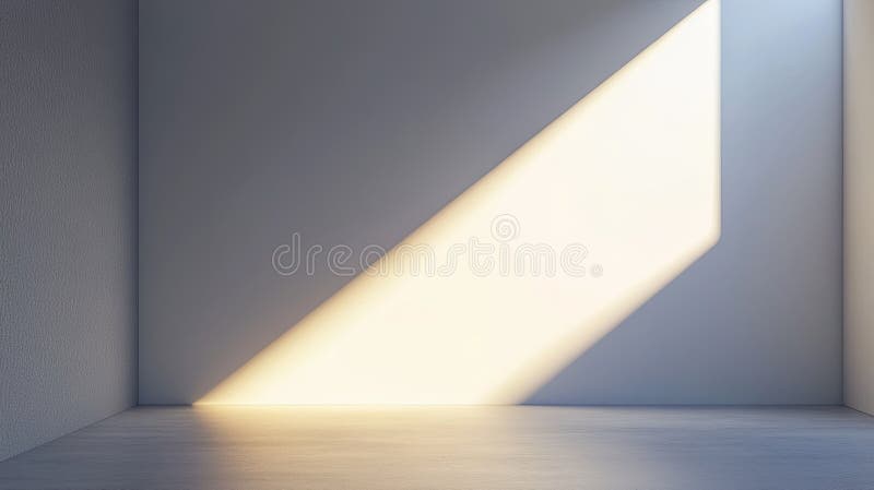 Low-energy Lighting in Minimalist Interior. Stock Illustration ...
