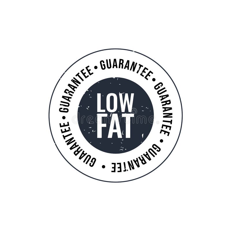 Low Fat Sign or Stamp Vector Image Stock Vector - Illustration of diet ...