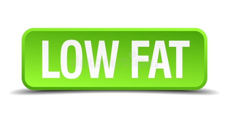 Low fat button stock vector. Illustration of graphic - 121127833