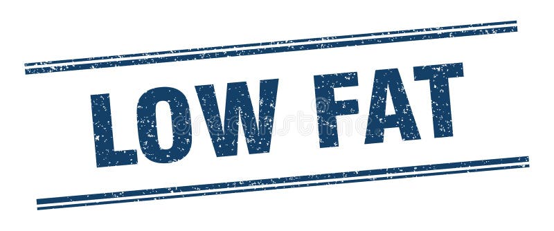 Low Fat Stamp. Low Fat Square Grunge Sign Stock Vector - Illustration ...