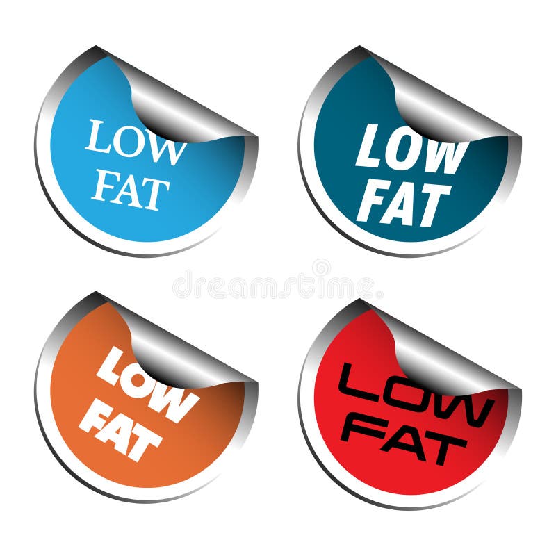 Low Fat Milk Stickers Stock Illustrations – 6 Low Fat Milk Stickers ...