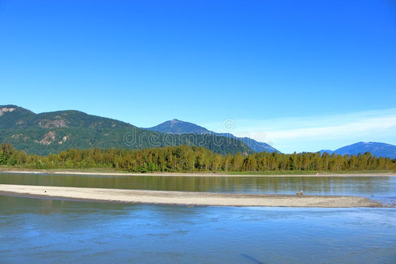 Low Flowing River Sandbar in Fall Stock Photo - Image of nature ...