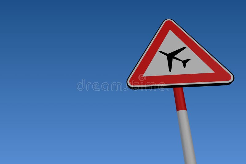 Low Flying Aircraft Road Sign Stock Illustrations – 77 Low Flying ...