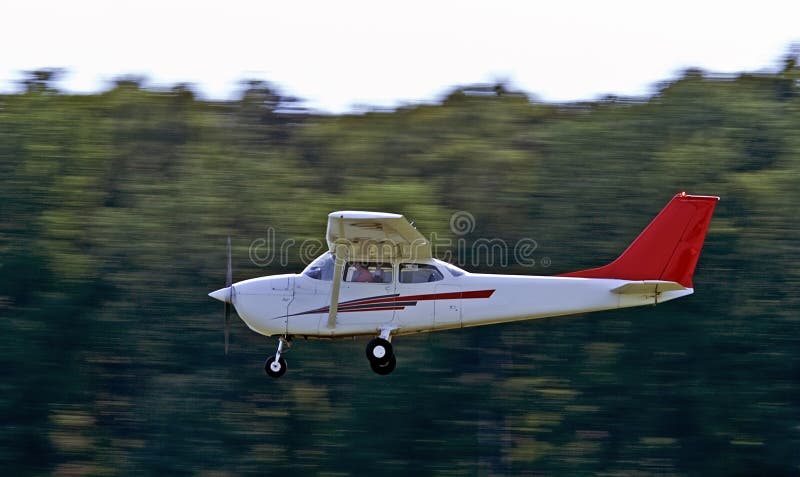 Low flying airplane stock photo. Image of fast, aviation - 9760358