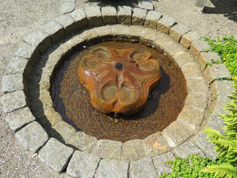 Low fountain stock image. Image of water, beauty, sunny - 56445215