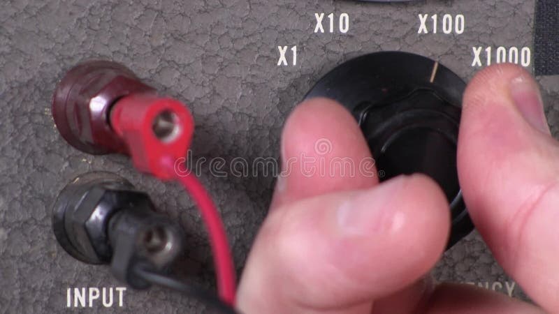 Low Frequency Cut-off Scale and Signal Stock Video - Video of energize ...