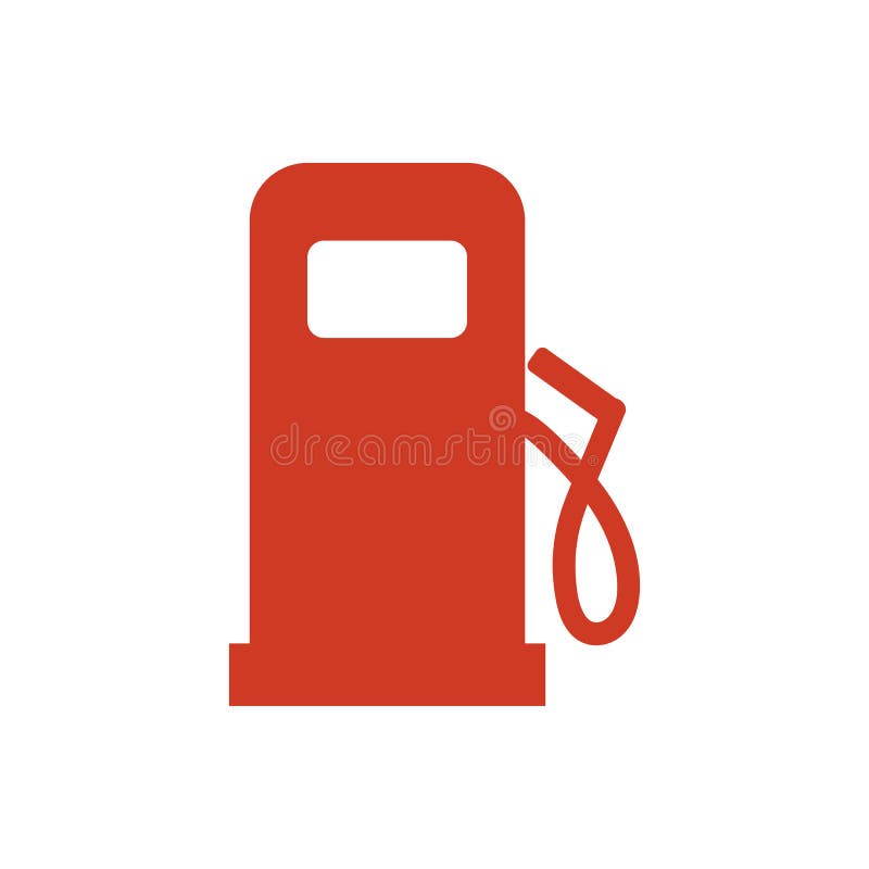 Low fuel level icon stock vector. Illustration of symbol - 87428179