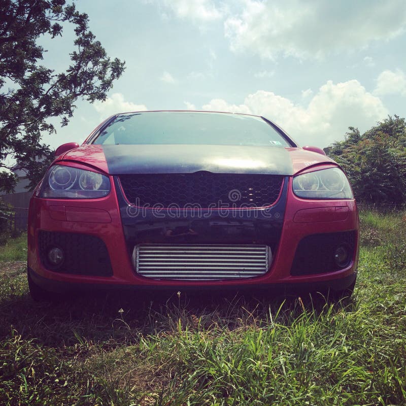 Low Gti Mkv Tornado Red Front Mount Stock Image - Image of nice ...