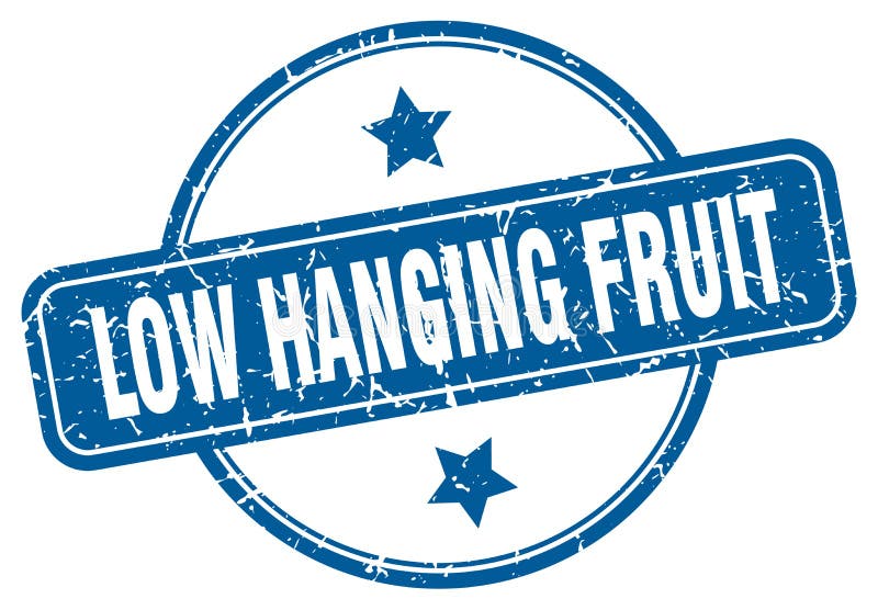 Low Hanging Fruit Stamp. Low Hanging Fruit Round Grunge Sign Stock ...
