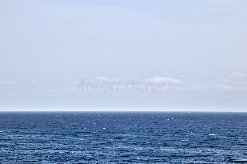 Low horizon over the ocean stock photo. Image of landscape - 166422810