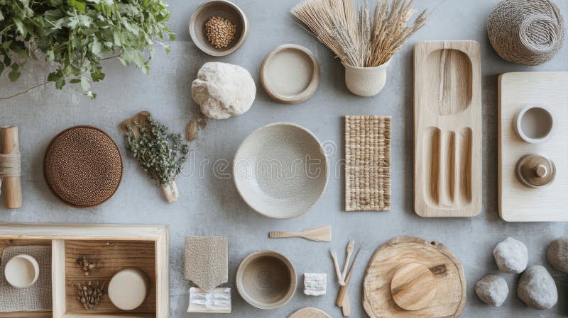 Low-impact Sustainable Products with Eco-friendly Materials Stock ...