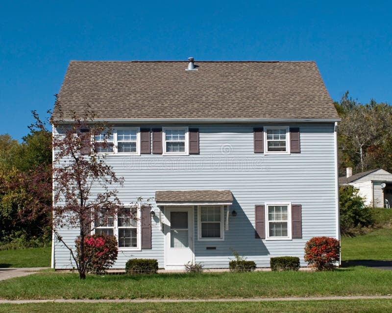 Simple Little House stock photo. Image of modern, home - 15327164