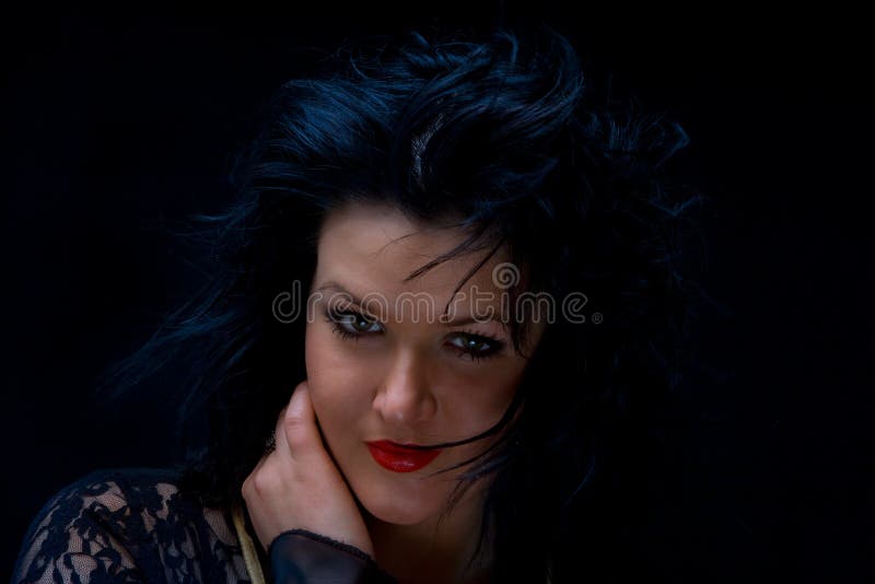 Low key stock photo. Image of attractive, lovely, lashes - 5685218