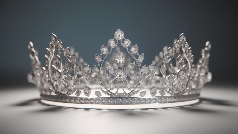 Low Key Image of Beautiful Queen/king Crown. 3d Rendering Stock ...
