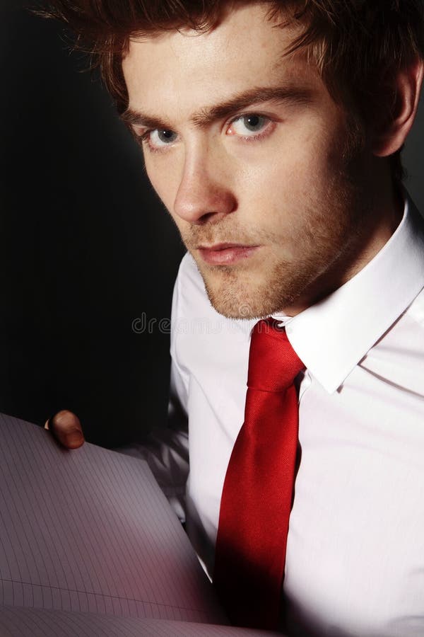 Low key portrait stock image. Image of company, face - 23966721