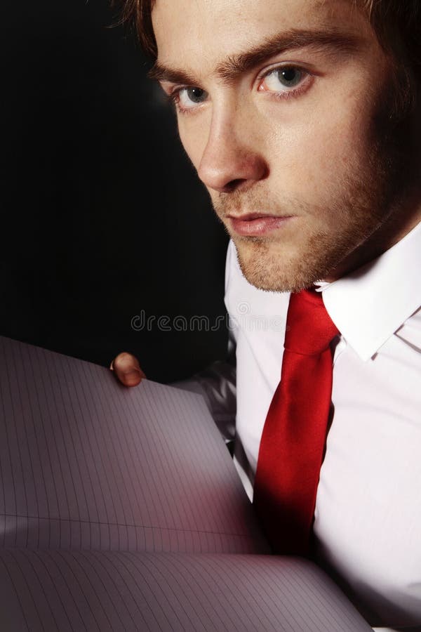 Low key portrait stock image. Image of face, businessman - 23966761