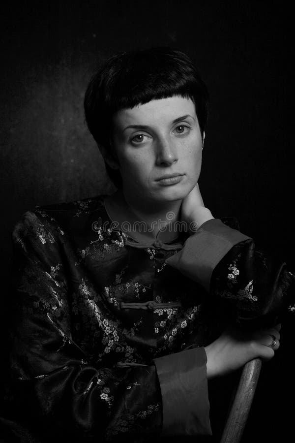 Low Key Portrait Picture. Image: 8004871