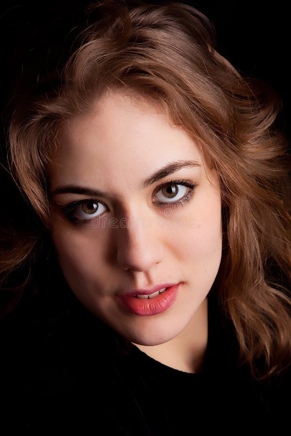 Low key shot stock image. Image of adult, model, expression - 14497619