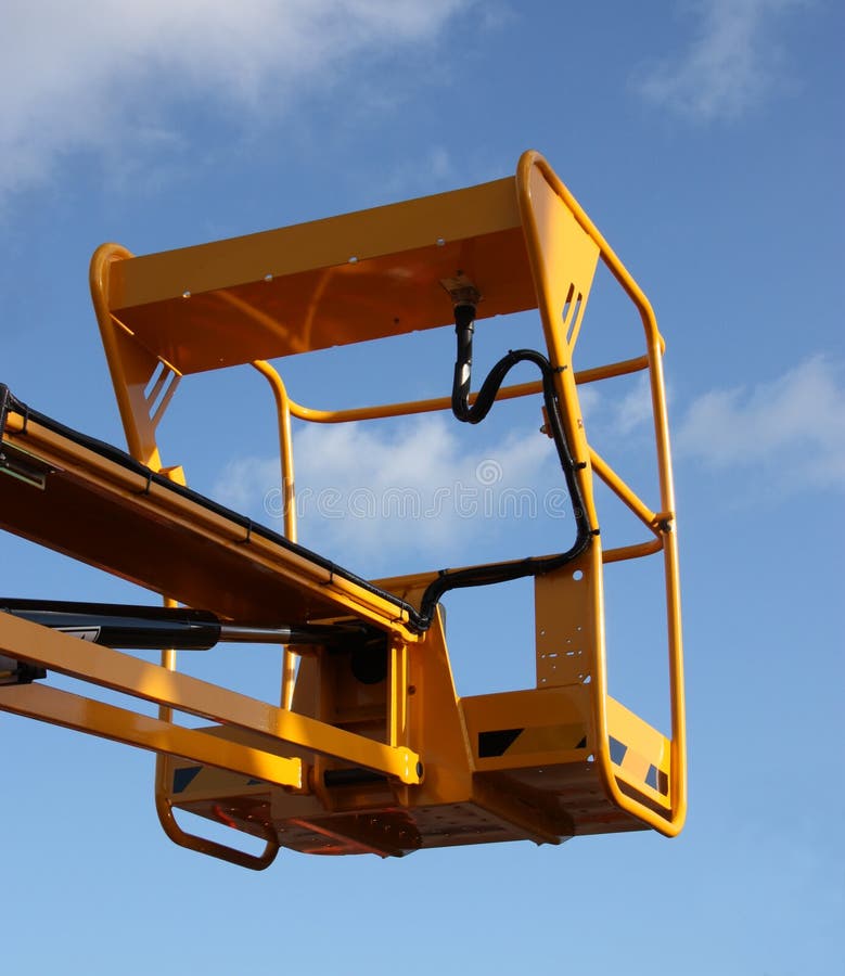 Low Level Cherry Picker. stock photo. Image of height - 23820140