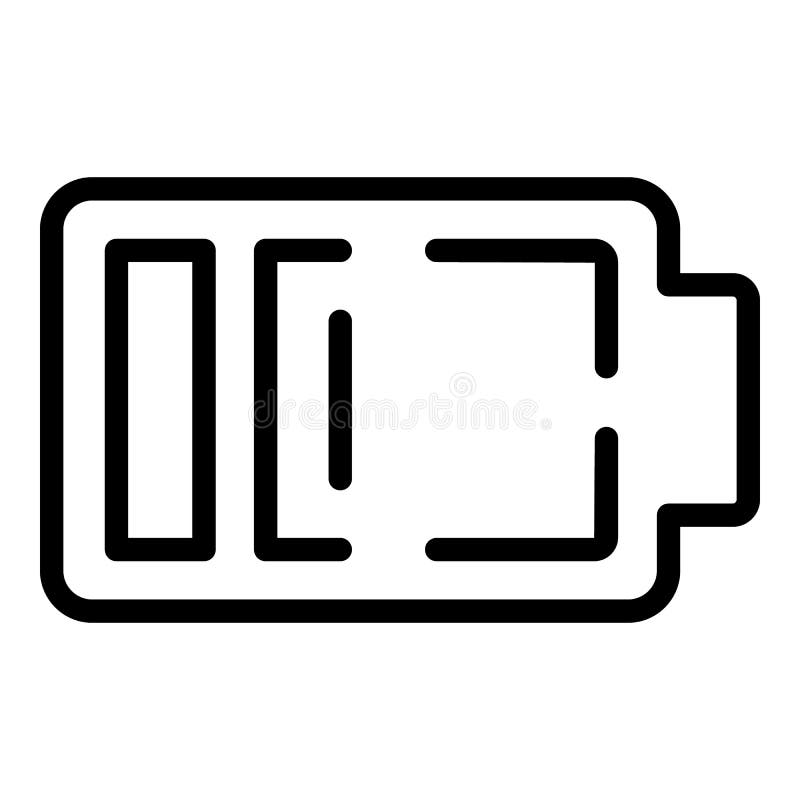 Low Man Energy Icon Outline Vector. Panic Attack Stock Vector ...
