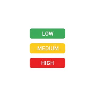 Low Medium High Icon Stock Illustrations – 1,703 Low Medium High Icon ...