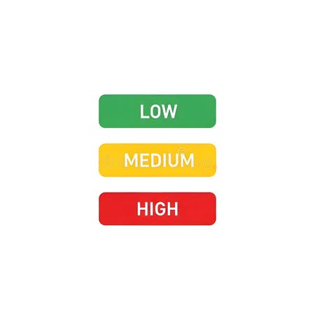 Low Medium High Icon Stock Illustrations – 1,703 Low Medium High Icon ...