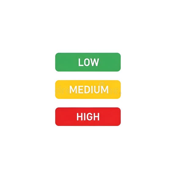 Low Medium High Icon Stock Illustrations – 1,703 Low Medium High Icon ...