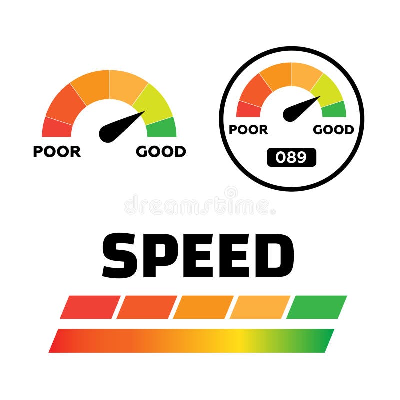 Low, Moderate and High Gauges Stock Image - Image of risk, comparison ...