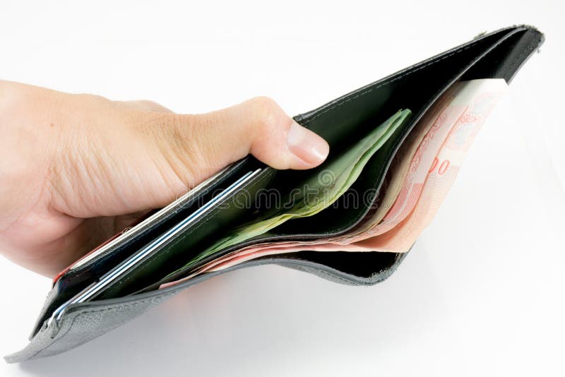 Low money in my wallet stock photo. Image of savings - 59500786
