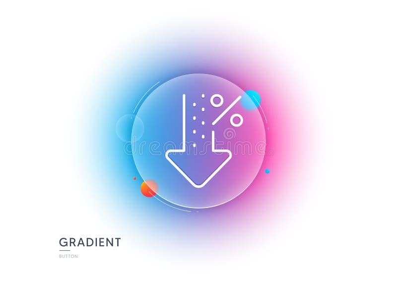 Percentage Decrease Sign Icon Stock Illustrations – 1,229 Percentage Decrease Sign Icon Stock ...