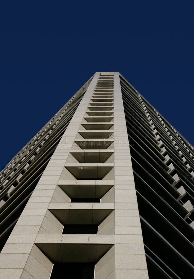 Low Perspective on Building Stock Photo - Image of multistory, company ...