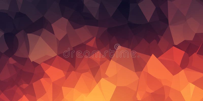 A Low Poly Abstract Background with Shades of Orange Red and Dark ...