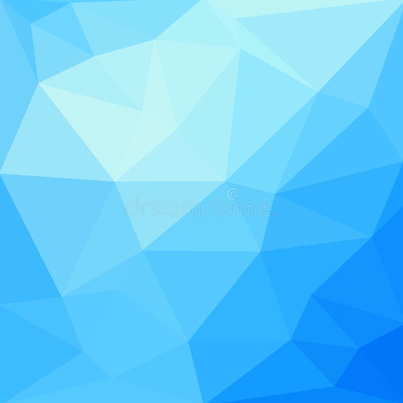 Low Poly Abstract Blue Background Consisting of Triangles. Stock Vector ...