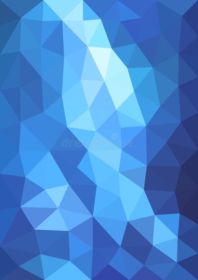 Low Poly Abstract Blue Background Stock Vector - Illustration of ...