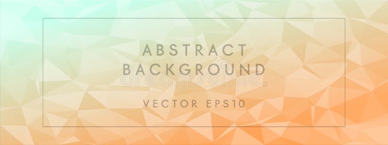 Low Poly Abstract Modern Background. Pastel Color Chaotic Triangles of ...