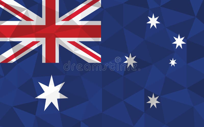 Australia Flag Vector Graphic. Rectangle Australian Flag Illustration ...
