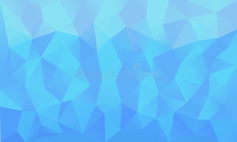 Low Poly Background Blue Color Stock Illustration - Illustration of ...