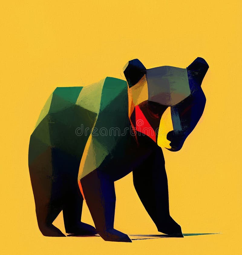 Stylized Bears Stock Illustrations – 346 Stylized Bears Stock ...