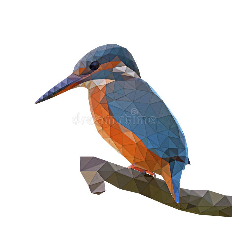 Low poly bird stock illustration. Illustration of grunge - 43955921