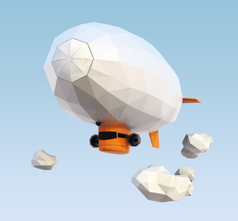 Advertising Blimp stock photo. Image of helium, signage - 1596822