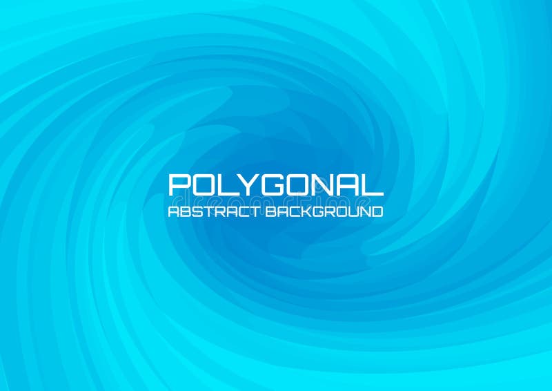 Low Poly Blue Abstract Background. Geometric Triangulation Consisting ...