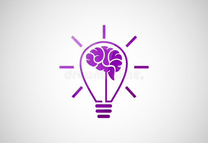 Low Poly Human Mind Brain Logo Design, Vector Illustration Stock ...