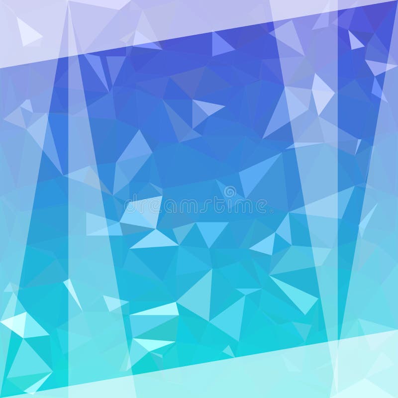Abstract Blue Polygon Background. Vector Illustration. Stock Vector ...
