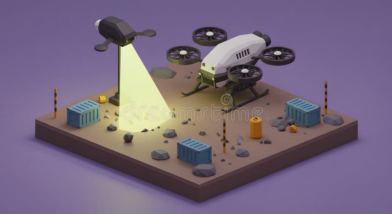 Low-Poly Drone Inspection: Nighttime Search and Rescue Operation in a ...
