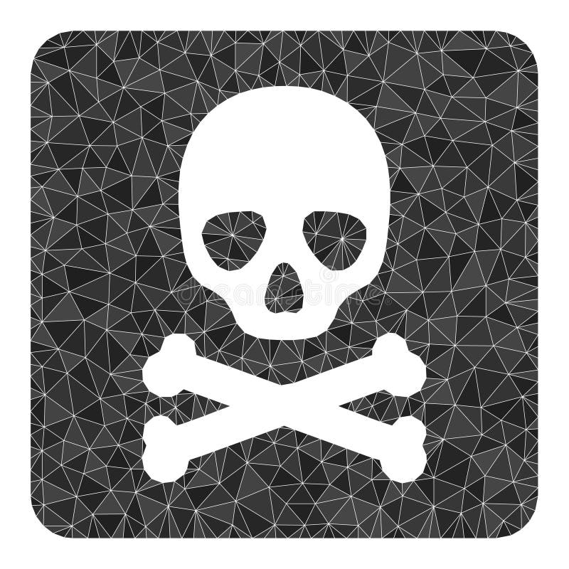 Vector Death Box Polygonal Icon Stock Vector - Illustration of corsair ...