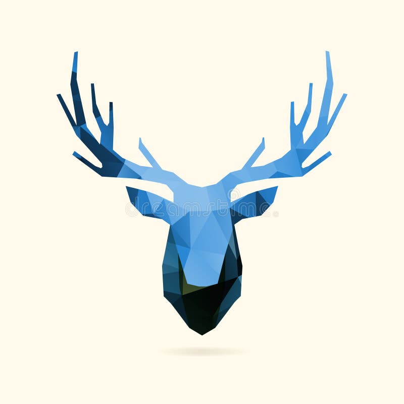 Deer head stock vector. Illustration of symbol, nature - 56916529
