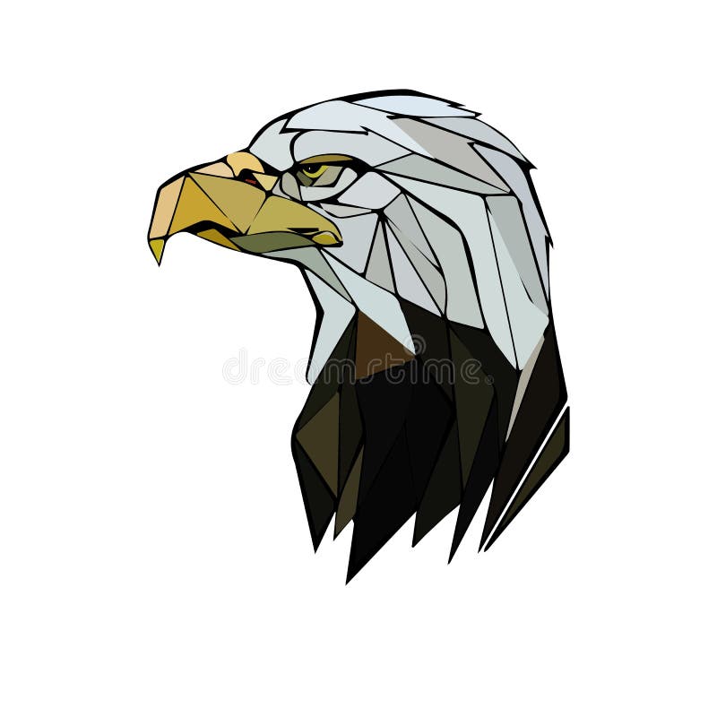 Geometric Polygon Eagle Stock Illustrations – 291 Geometric Polygon ...