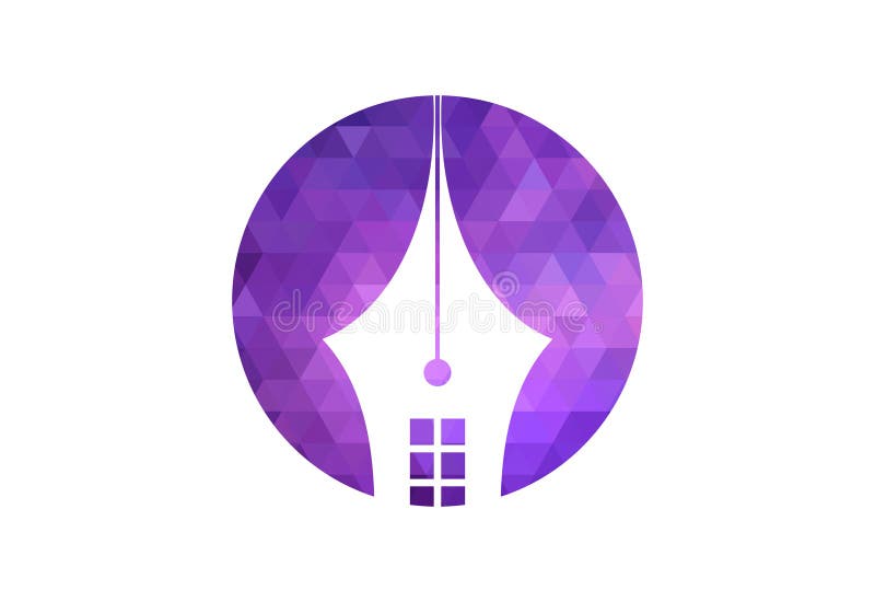 Low Poly and Education Logo Design, Vector Design Template Stock ...