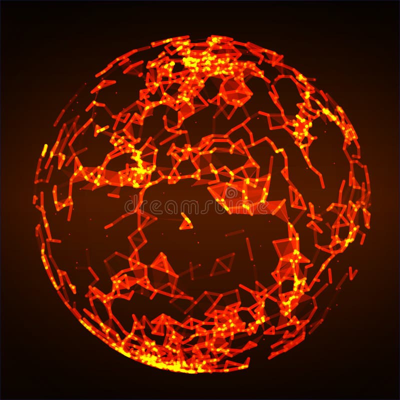 Fire sphere stock illustration. Illustration of frame - 34891811