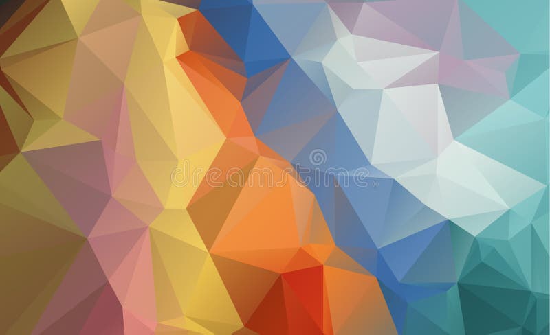 Low Poly Geometric Background Consisting of Triangles of Different ...